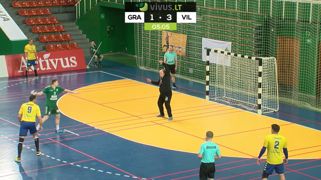 Vivus.lt rankinio lygos rungtynės: Kauno „Granitas-Karys“ - Vilniaus HC ...