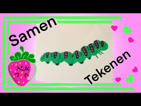 samen rups tekenen - YouTube