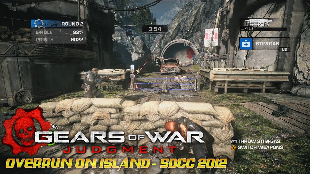 Gears of War Judgment - OverRun on Island SDCC 2012 - YouTube