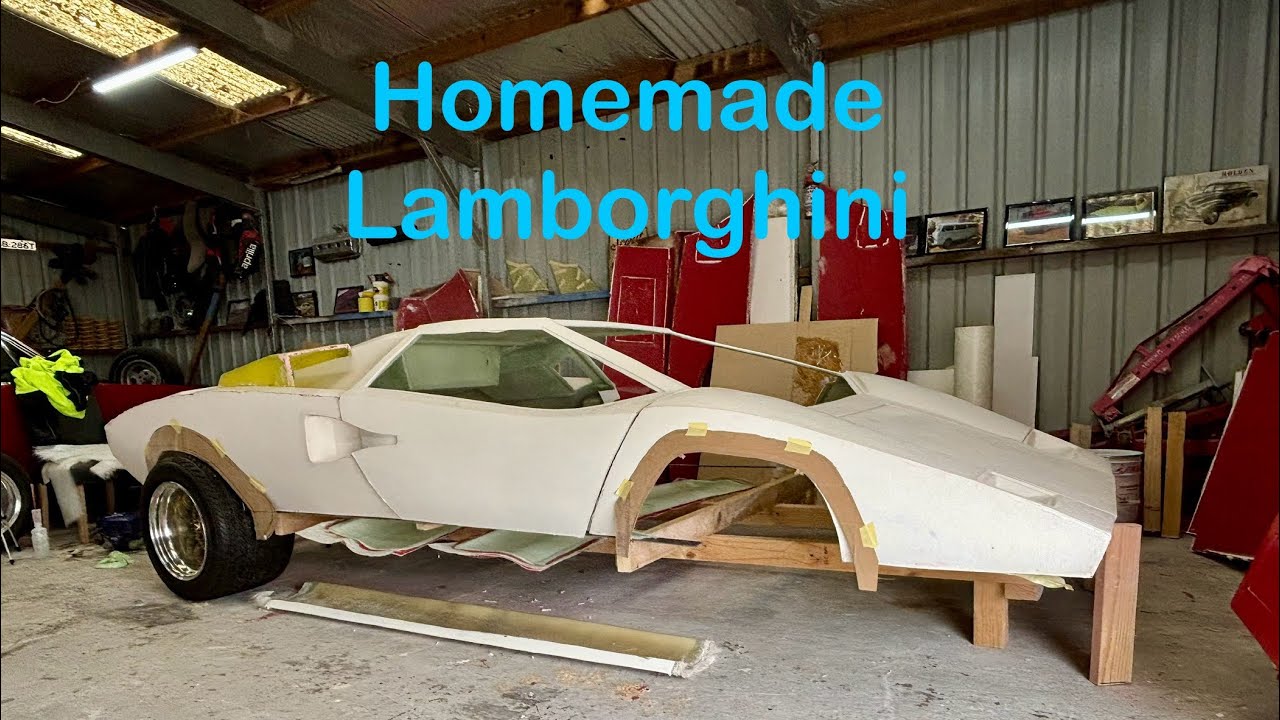 Homemade Lamborghini countach replica ep16 - YouTube
