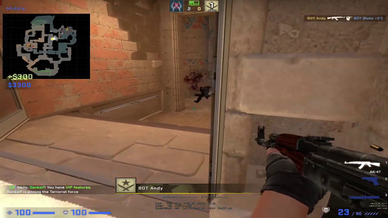 CS:GO BOT Andy is a HEADSHOT MACHINE - YouTube