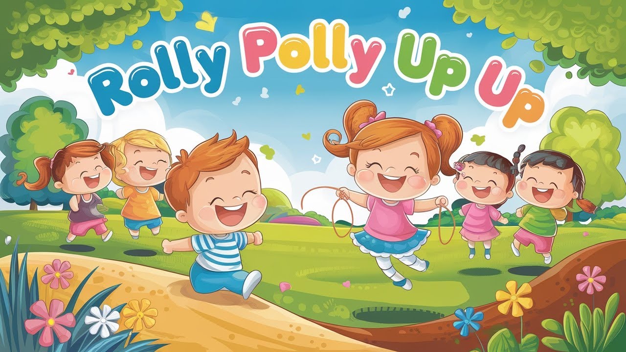 Rolly Polly Up Up | Fun Kids Song & Nursery Rhyme | Preschool Learning ...