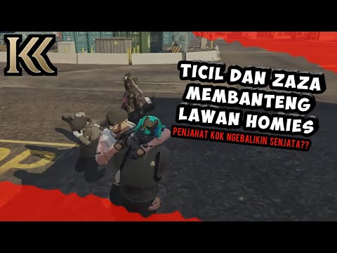 GTA 5 ROLEPLAY / TICIL DAN ZAZA VS ANAK HOMIES BERDUA PUN JADI ‼️#KOTAKITARP