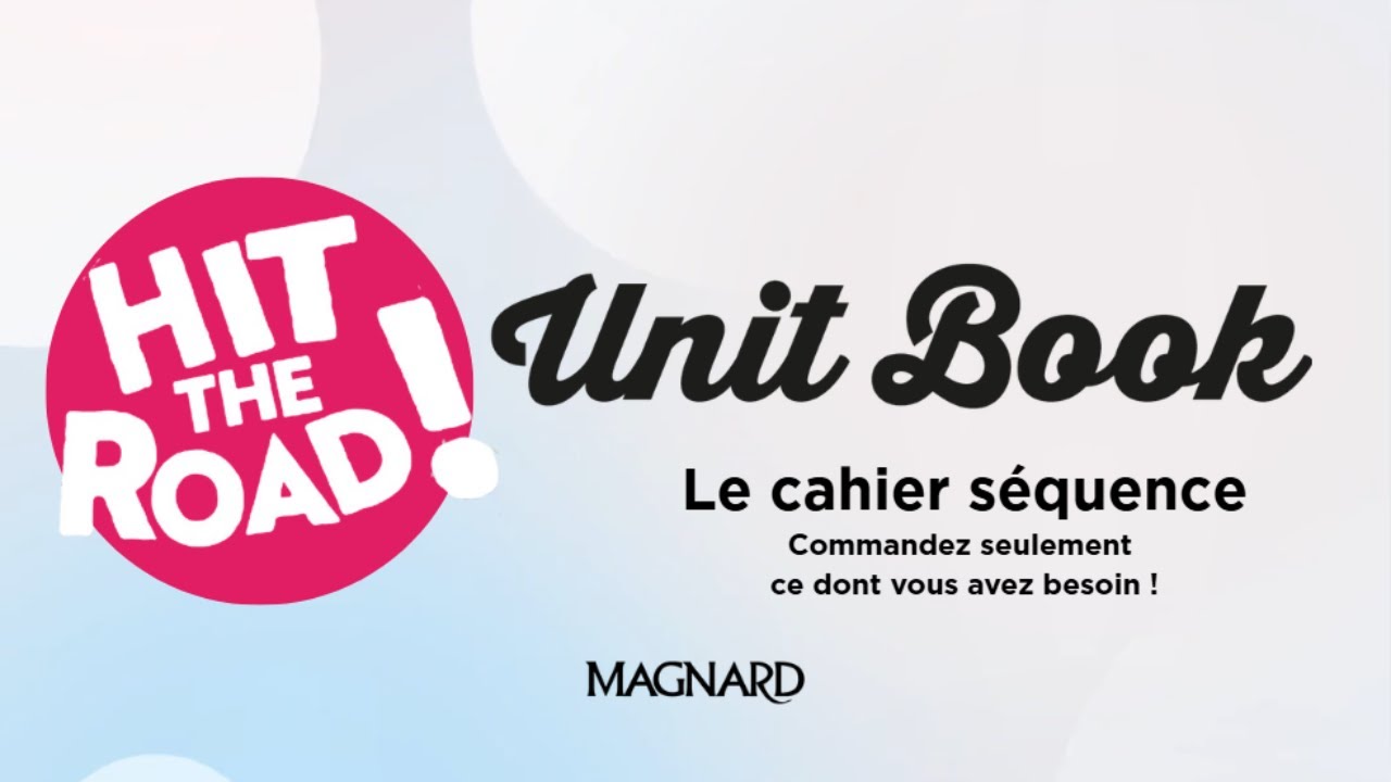 "Unit Books" Hit the Road : des cahiers par unités pour construire son ...
