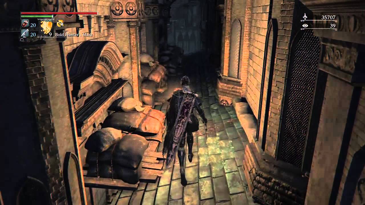 Bloodborne - Cathedral Ward - Formless Oedon Rune (+4) and Messenger ...