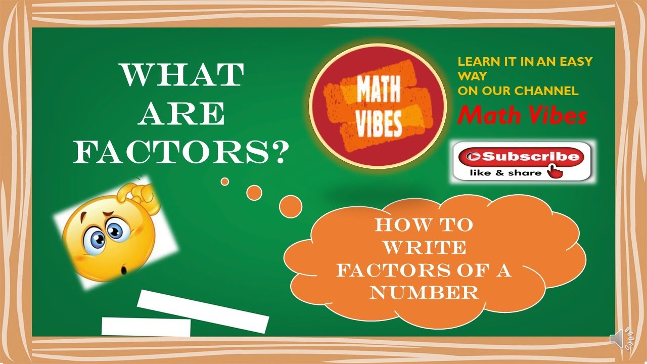 What are factors I How to find factors of a numbers I Important points ...