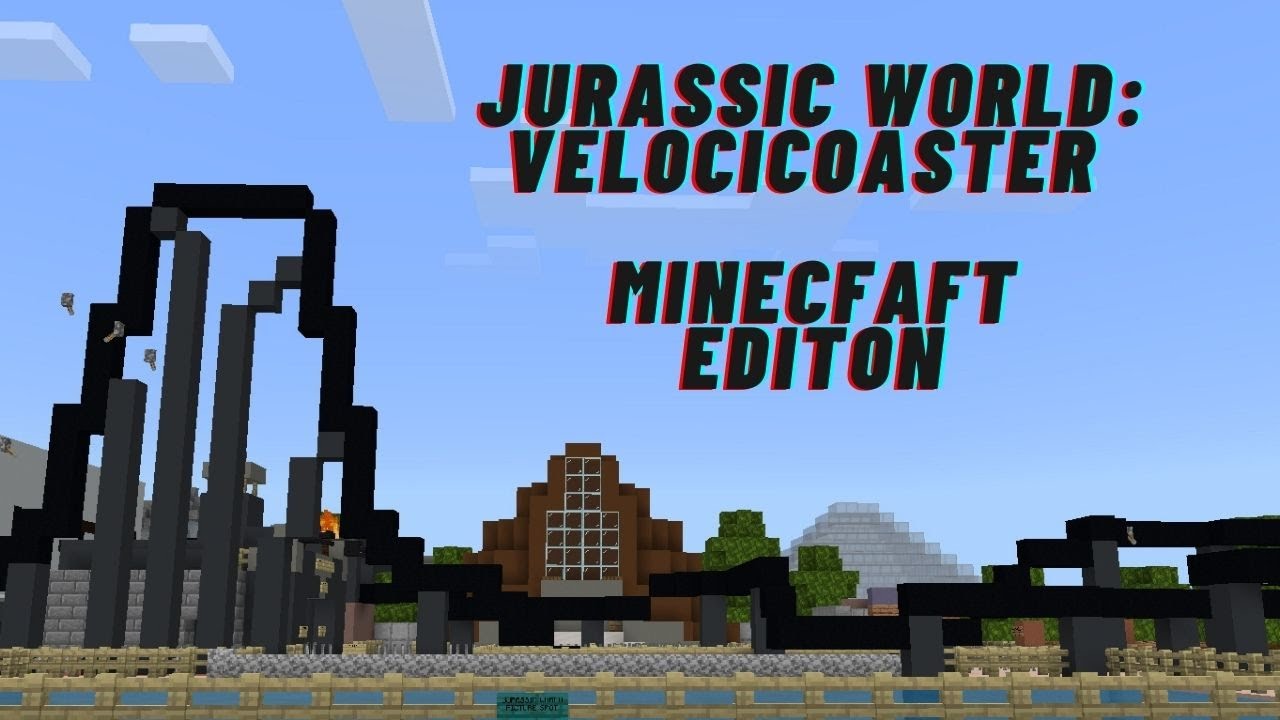 Jurassic World VelociCoaster: Minecraft Edition - YouTube