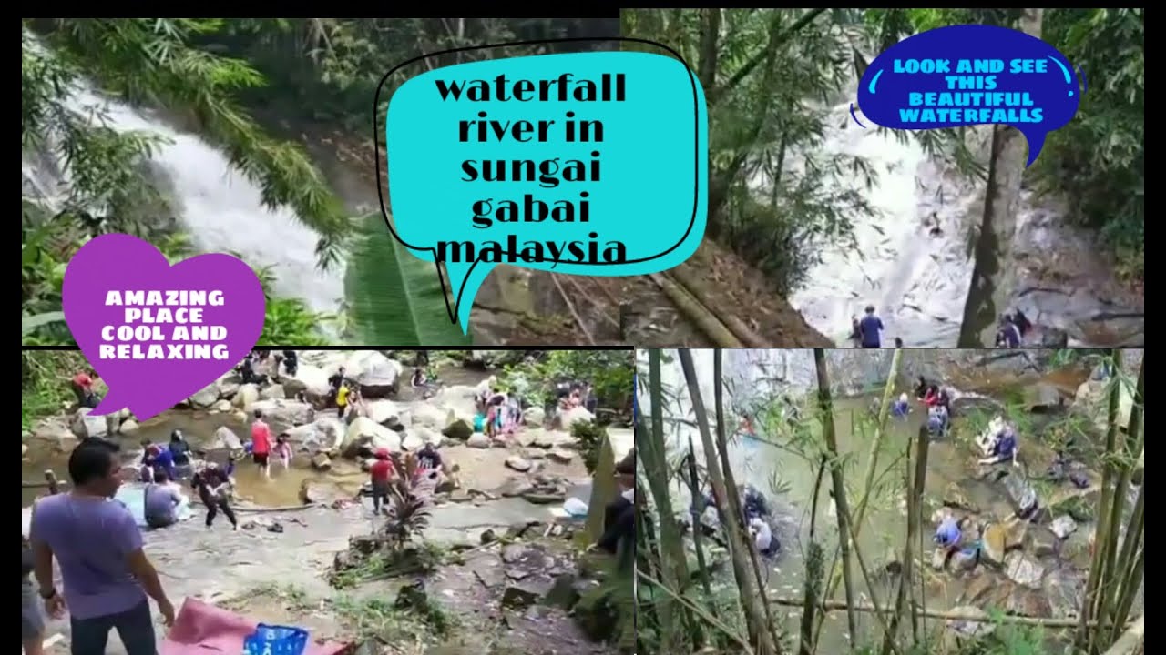 WATERFALL RIVER IN SUNGAI GABAI MALAYSIA | KC TV - YouTube