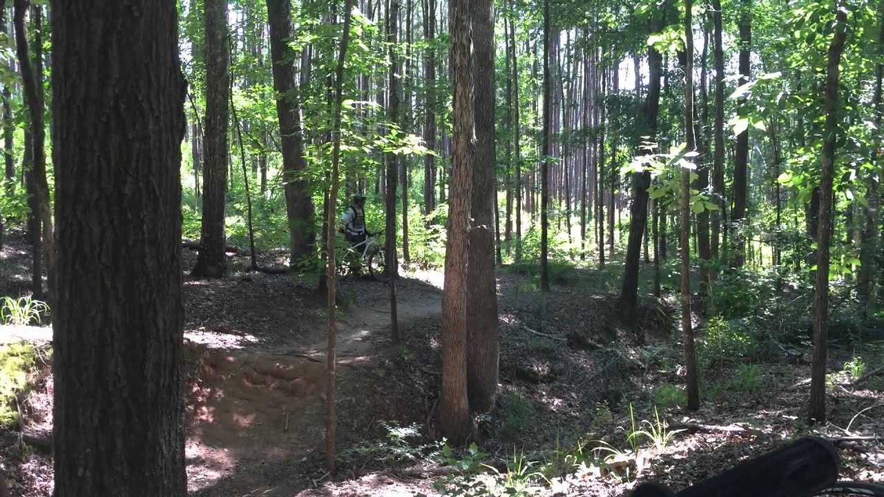 FATS (Forks Area Trail System) near Augusta Ga. playing on the trails ...