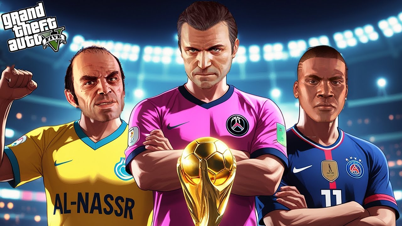 FOOTBALL IN GTA 5 With NYMAR And MESSI - YouTube
