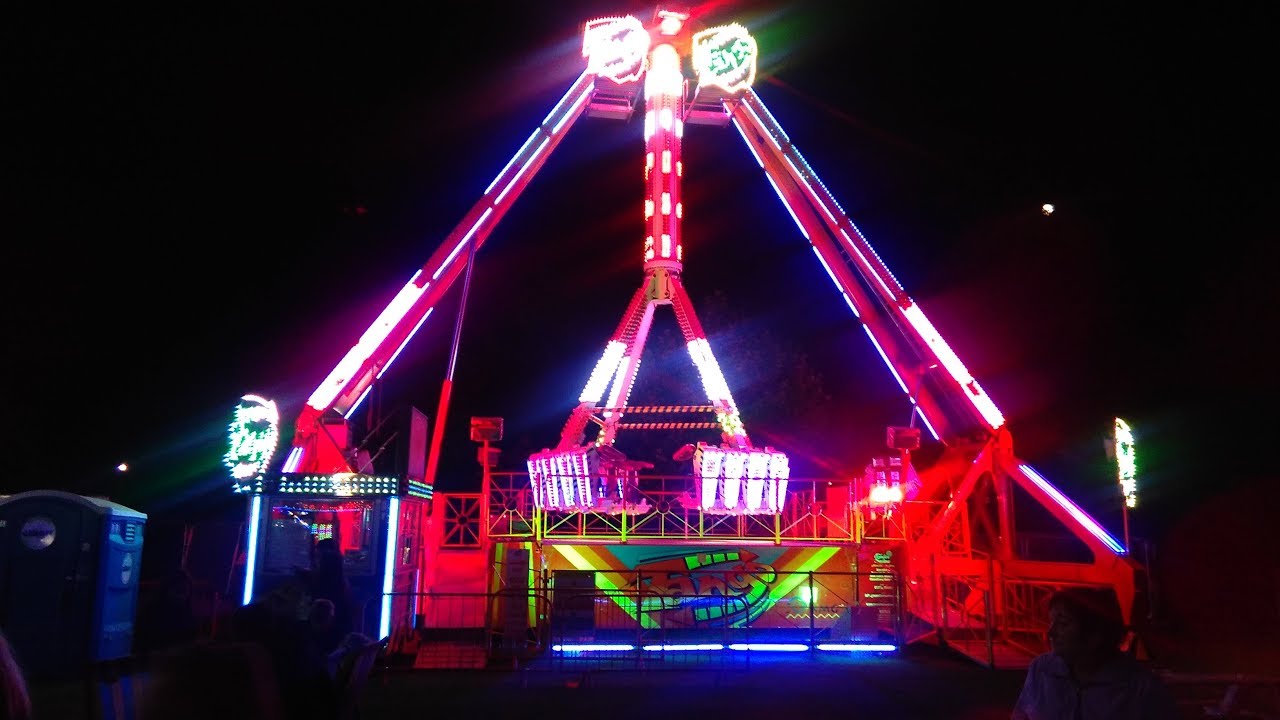 Gary Evans' Tango (KMG Freak Out) at night time onride - YouTube