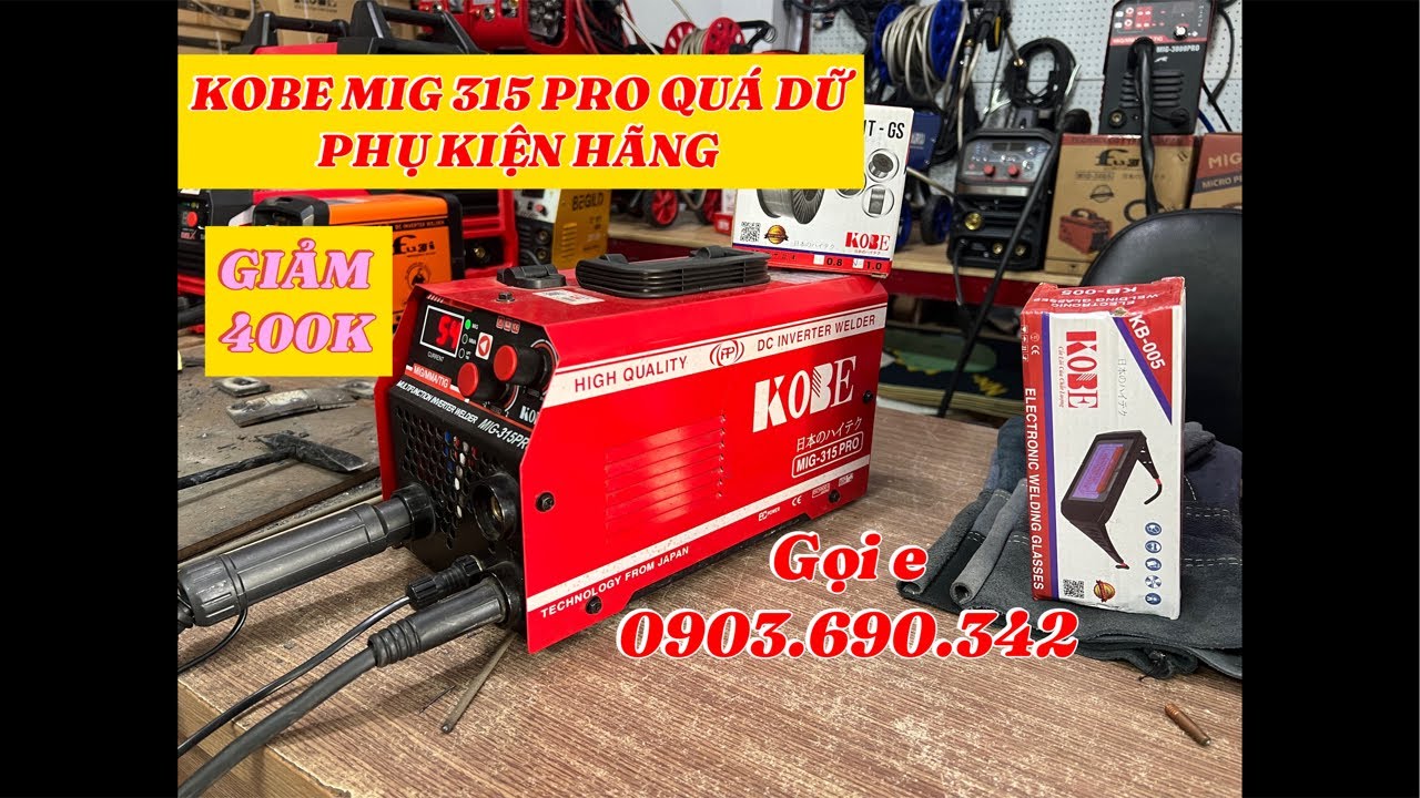 Em Hường về lô Mig Nhật đời mới quá ok,hàn mỏng quá tuyệt vời KOBE MIG ...
