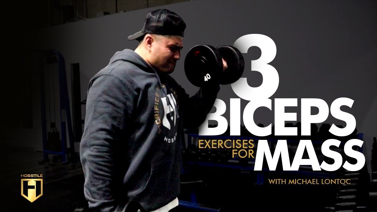 3 Biceps Exercises for Mass | Michael Lontoc's Biceps Burner Workout ...