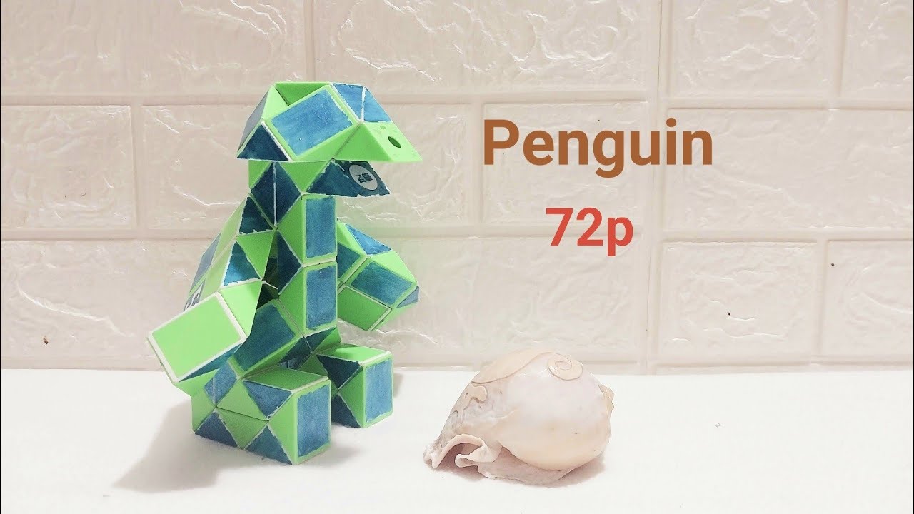Rubik Twist or Rubik's Transformable Snake 72 Pieces - Penguin - YouTube