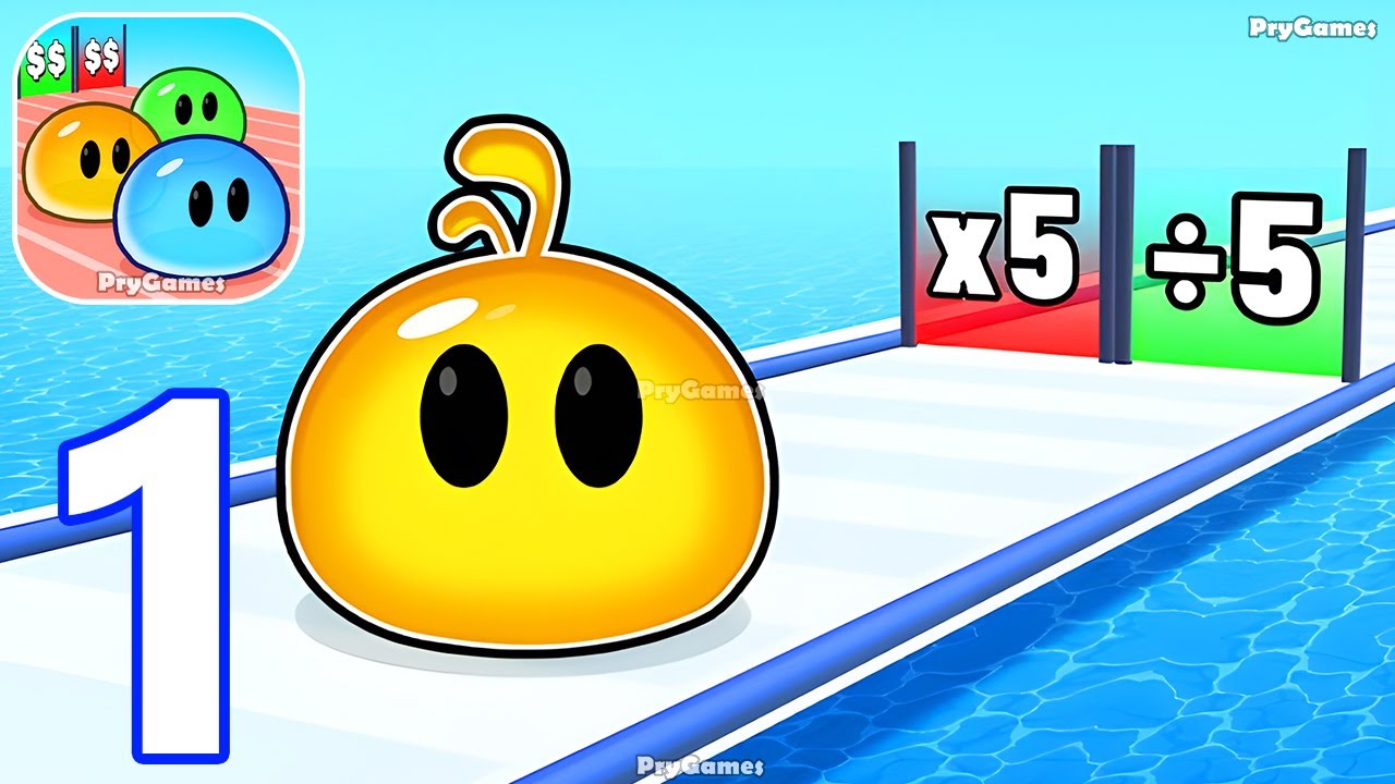 Slime Run Race - Gameplay Walkthrough Part 1 - Android Gameplay - YouTube