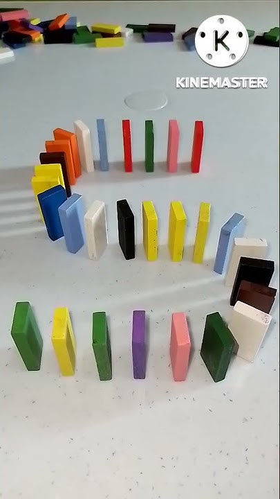Domino numbers from 1 to 10 - YouTube
