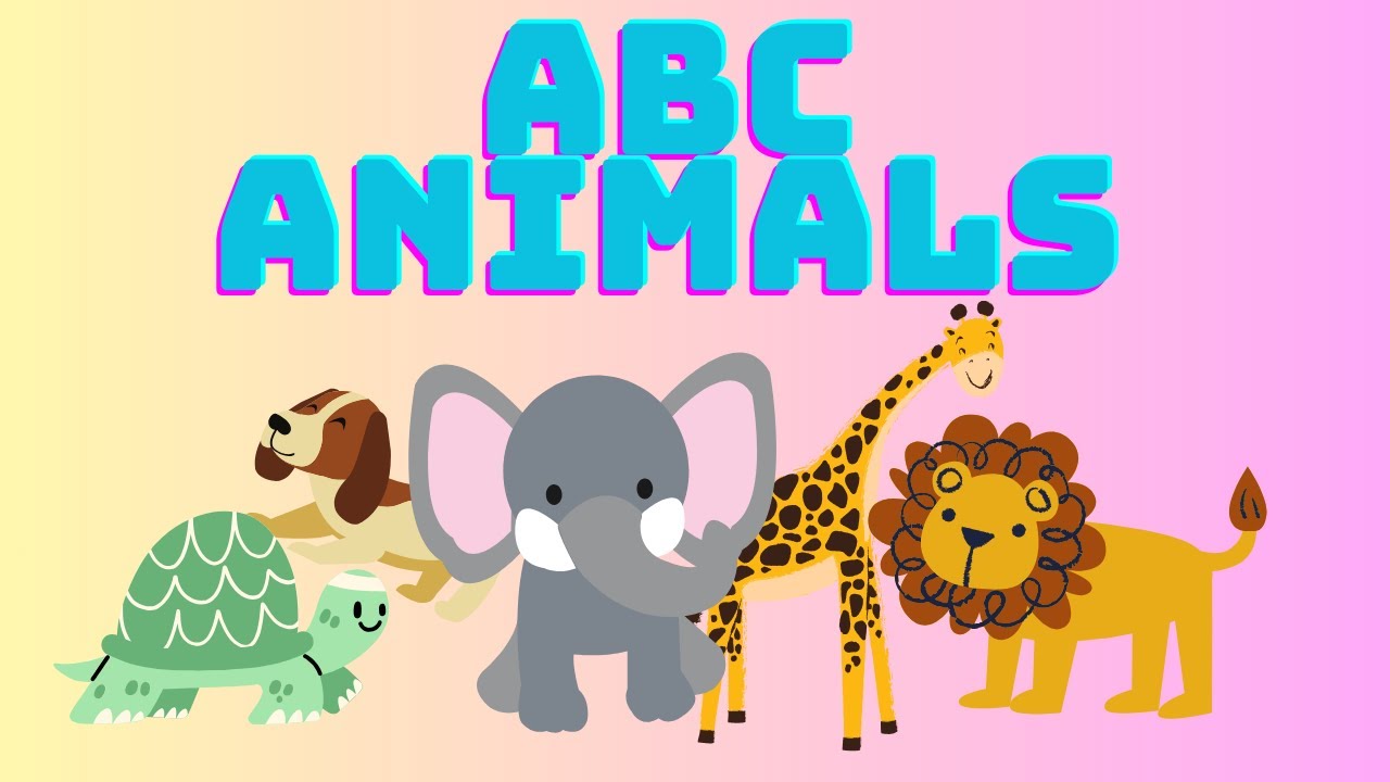 ABC Animals |alphabets with animals name | toddler learning video# ...