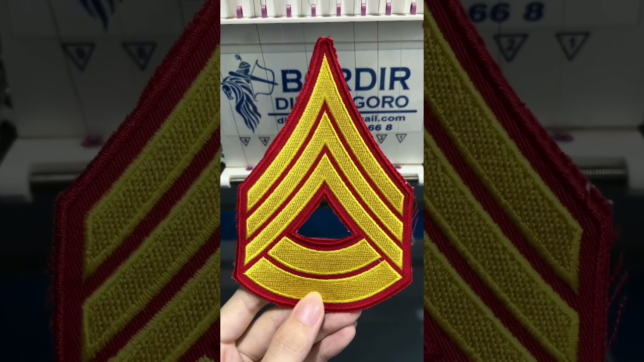 BORDIR CHEVRON PANGKAT AKPOL - YouTube