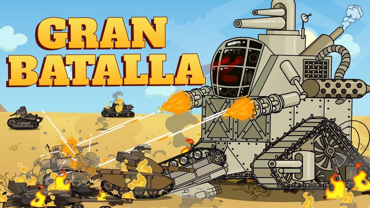 Gran batalla - Dibujos animados sobre tanques - YouTube