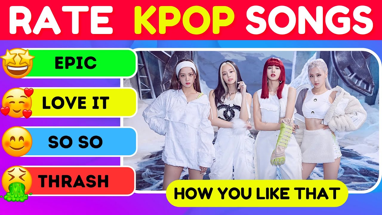 Rate The Kpop Song - KPOP SONGS TIER LIST 🤩 😵 - YouTube