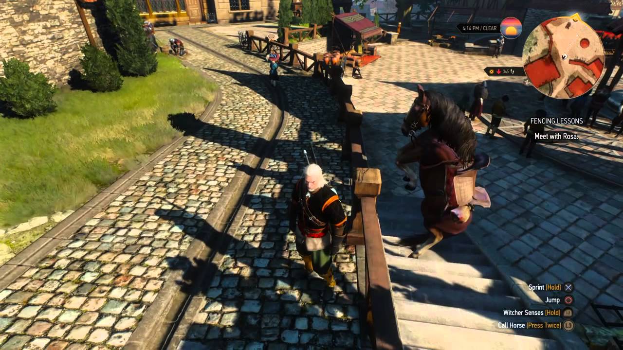 Witcher 3 - Roach learns to stand on 2 feet - YouTube