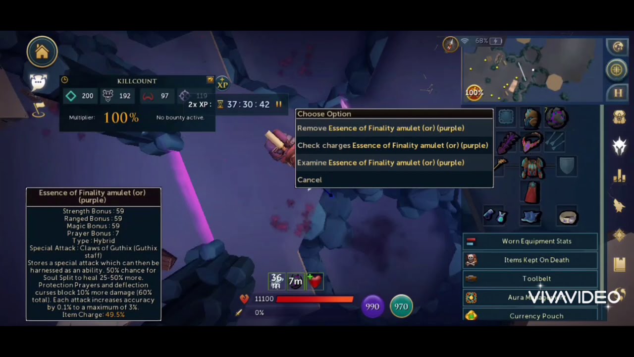 Trying To Max Hit With Claws Of Guthix Special (Essence Of Finality ...