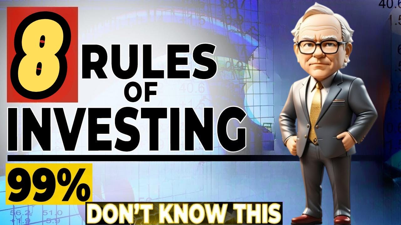 8 Rules of Investment By Warren Buffett | YOU NEED THESE 8 RULES TO NEVER LOSE MONEY - YouTube