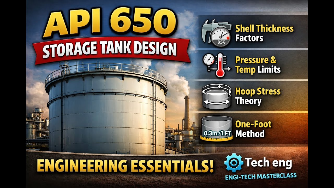 API 650 Storage Tank Design: Shell Thickness Calculation & The One-Foot ...