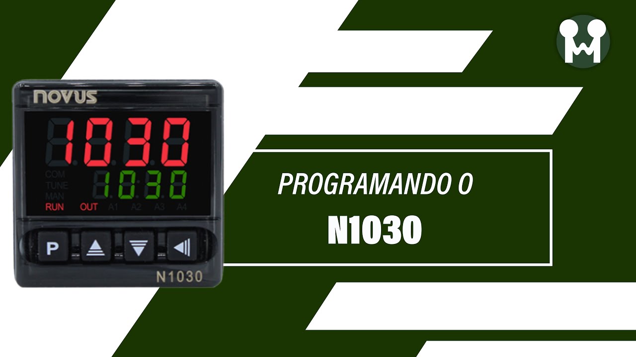 Programação básica do controlador N1030 da Novus - YouTube