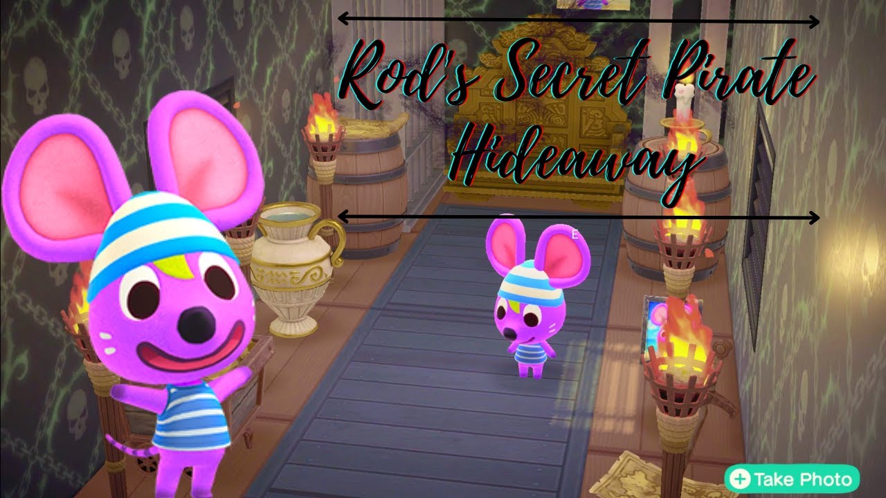Rod's Secret Pirate Hideout (Interior and Exterior) ~ Animal Crossing ...