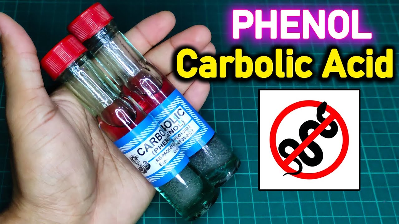 PHENOL, Carbolic Acid for Snake Repellent, কার্বলিক অ্যাসিড যারা ...