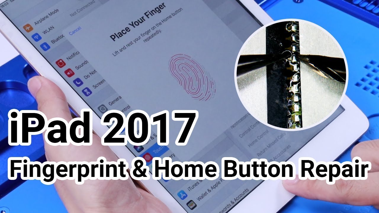 How To Fix IPad 2017 Fingerprint And Home Button Function IPad Repair How To Fix IPad 2017 Fingerprint And Home Button Function IPad Repair