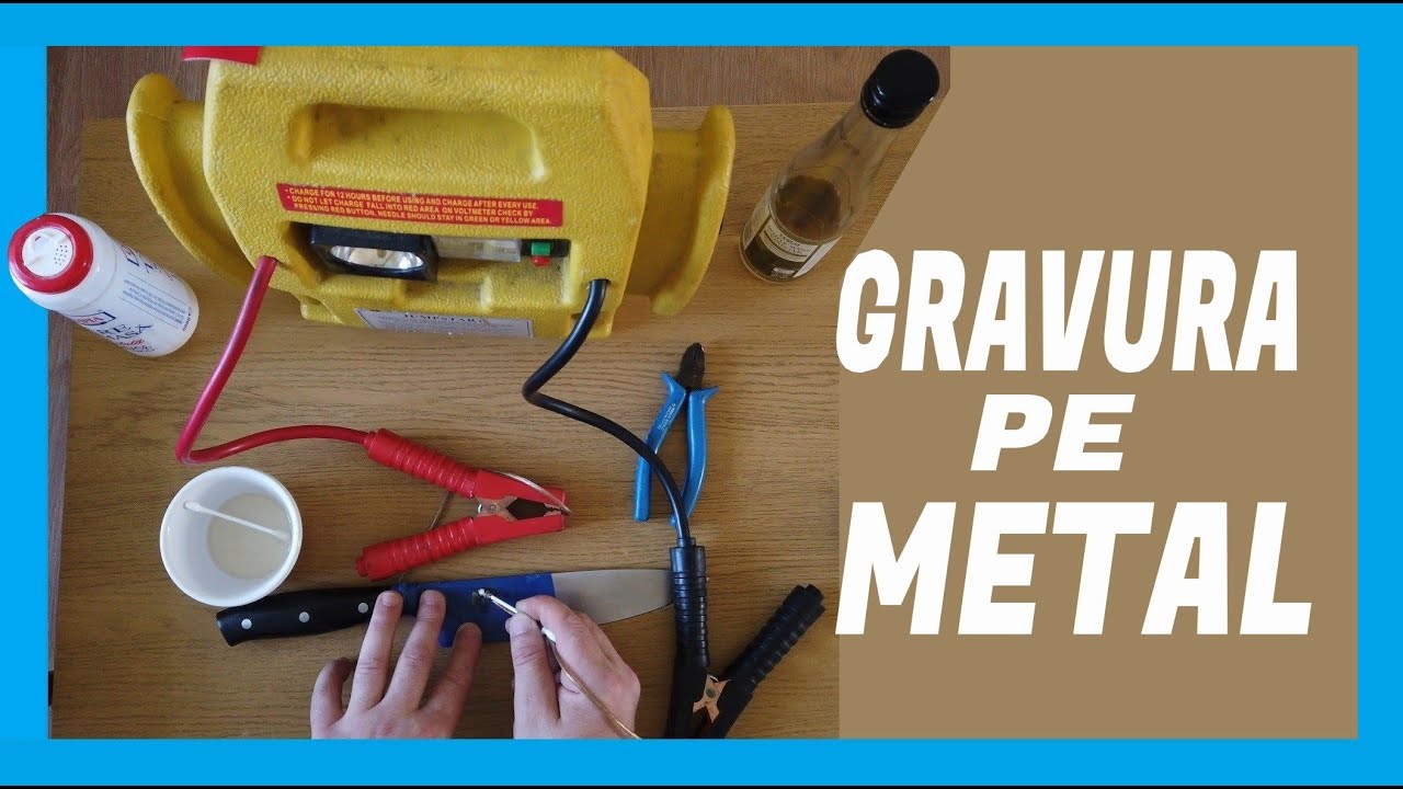 Gravura pe metal ,in cativa pasi simpli-Tutorial-Cum sa faci GRATIS ...