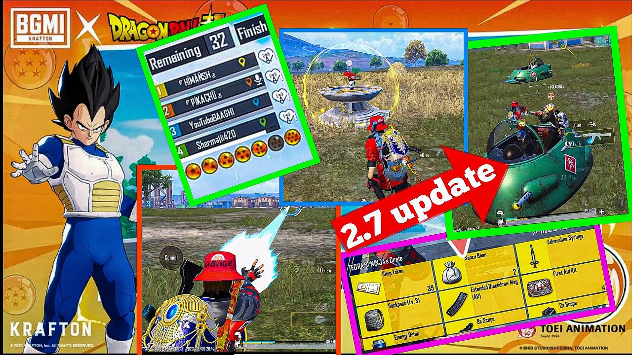 | BGMI | New Dragon Ball Z Tips &Tricks |BGMI 2.7 UPDATE | How To ...