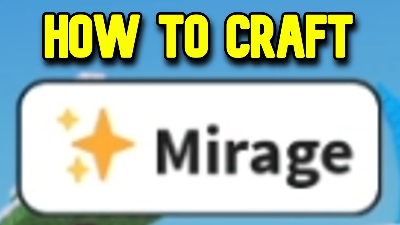 Drag to Combine - How to Make a Mirage (Roblox) - YouTube