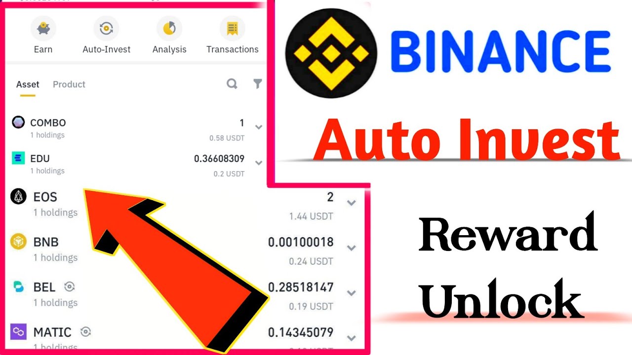 Binance Auto Invest Reward Redeem ।। Binance Earn Wallet Reward Unlock ...