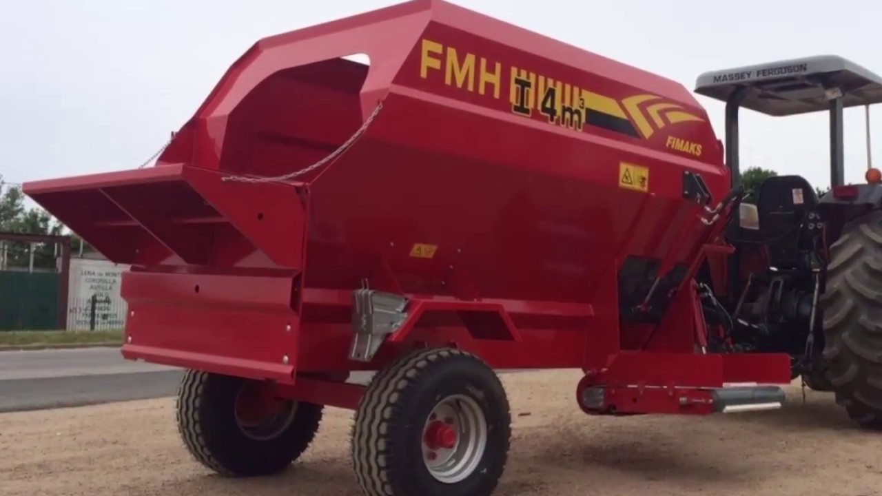 MIXER HORIZONTAL FIMAKS DE 4 M3 - YouTube