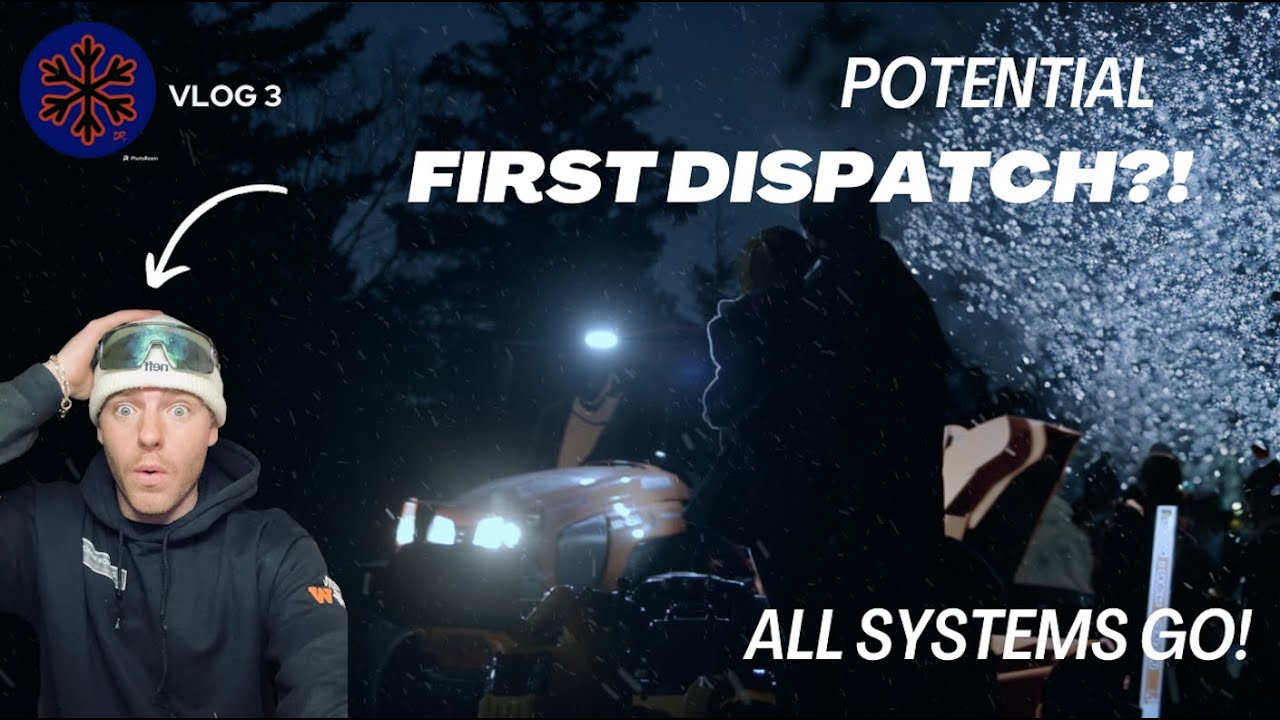 Potential FIRST DISPATCH?! Snow scare... time to get stuff ready! - YouTube