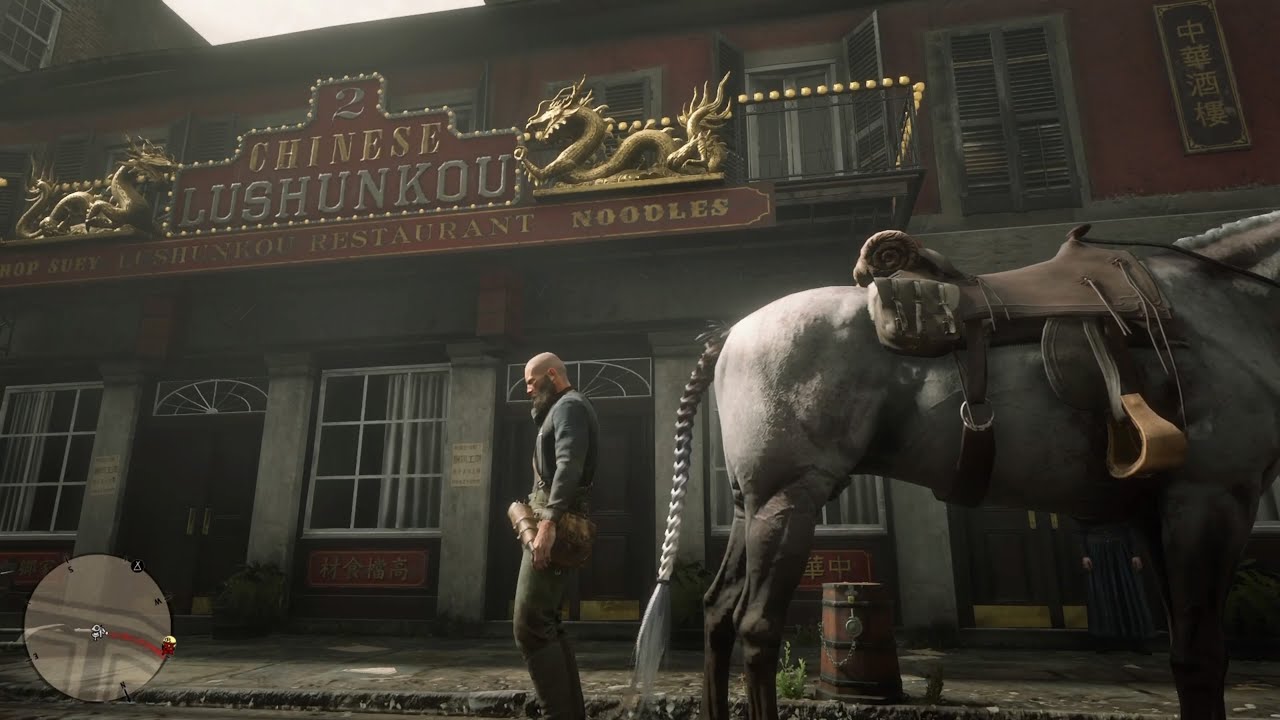 RED DEAD REDEMPTION 2 (PS5) ARTHUR PASSED THROUGH YEAR 1899'S CHINATOWN ...