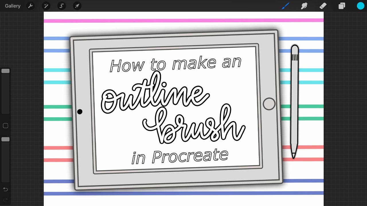 How To Make An Outline Brush In Procreate YouTube How To Make An Outline Brush In Procreate YouTube