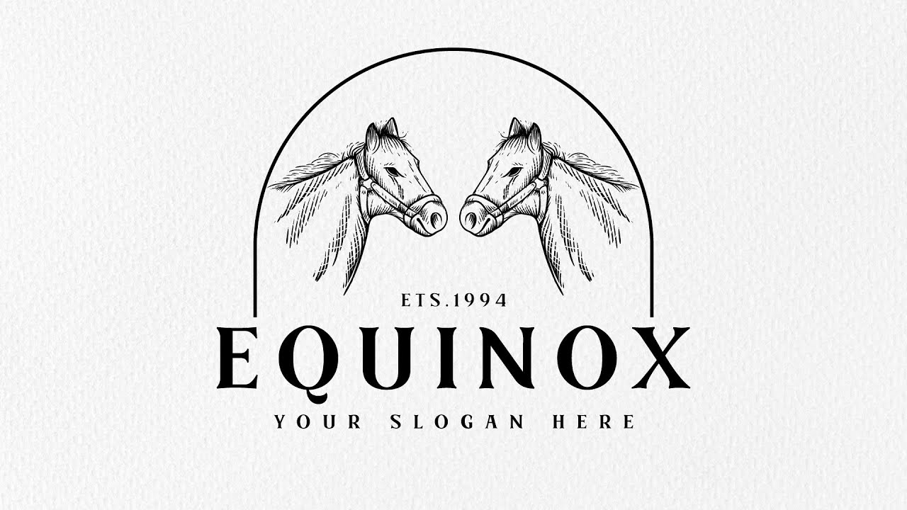 Creating a Vintage Horse Logo in Adobe Illustrator – Step-by-Step ...