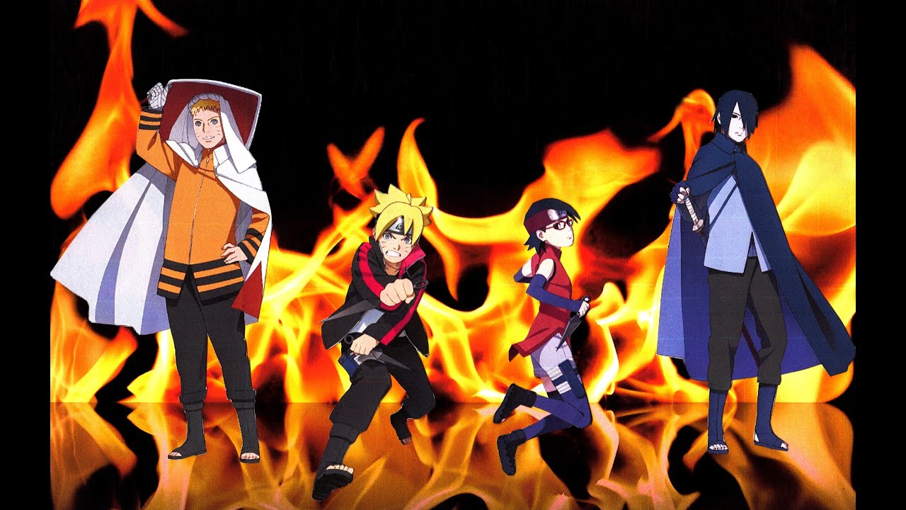 Boruto and Sasuke save Naruto ️ Boruto Ends Momoshiki with his Rasengan ...
