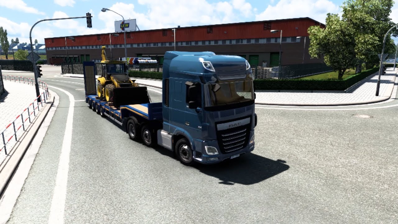 DAF Delivering Wheel Loader Euro Truck Simulator 2 | Thrustmaster T-GT ...