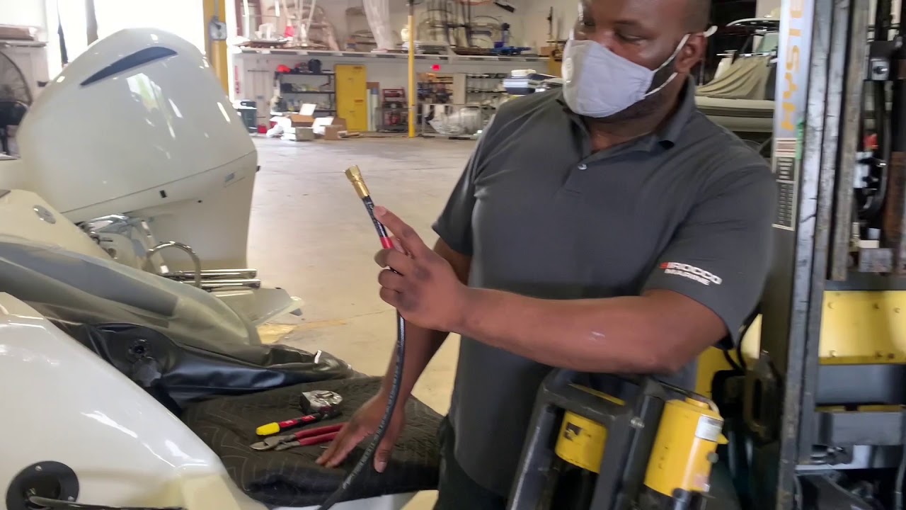 How to Connect Hydraulic Fittings on your Boat - YouTube