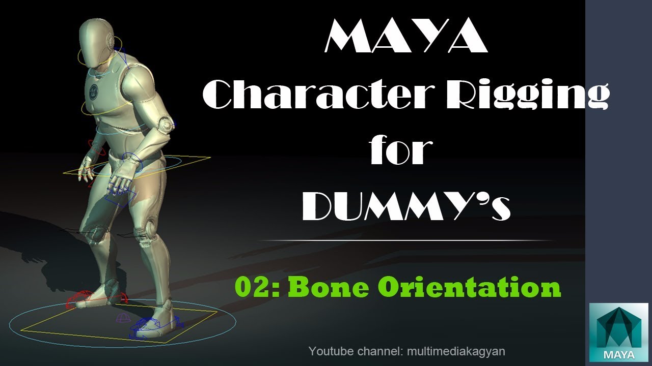 Lesson 02: Bone Orientation in Maya - YouTube