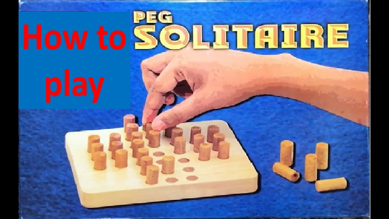 How to play peg solitaire. - YouTube