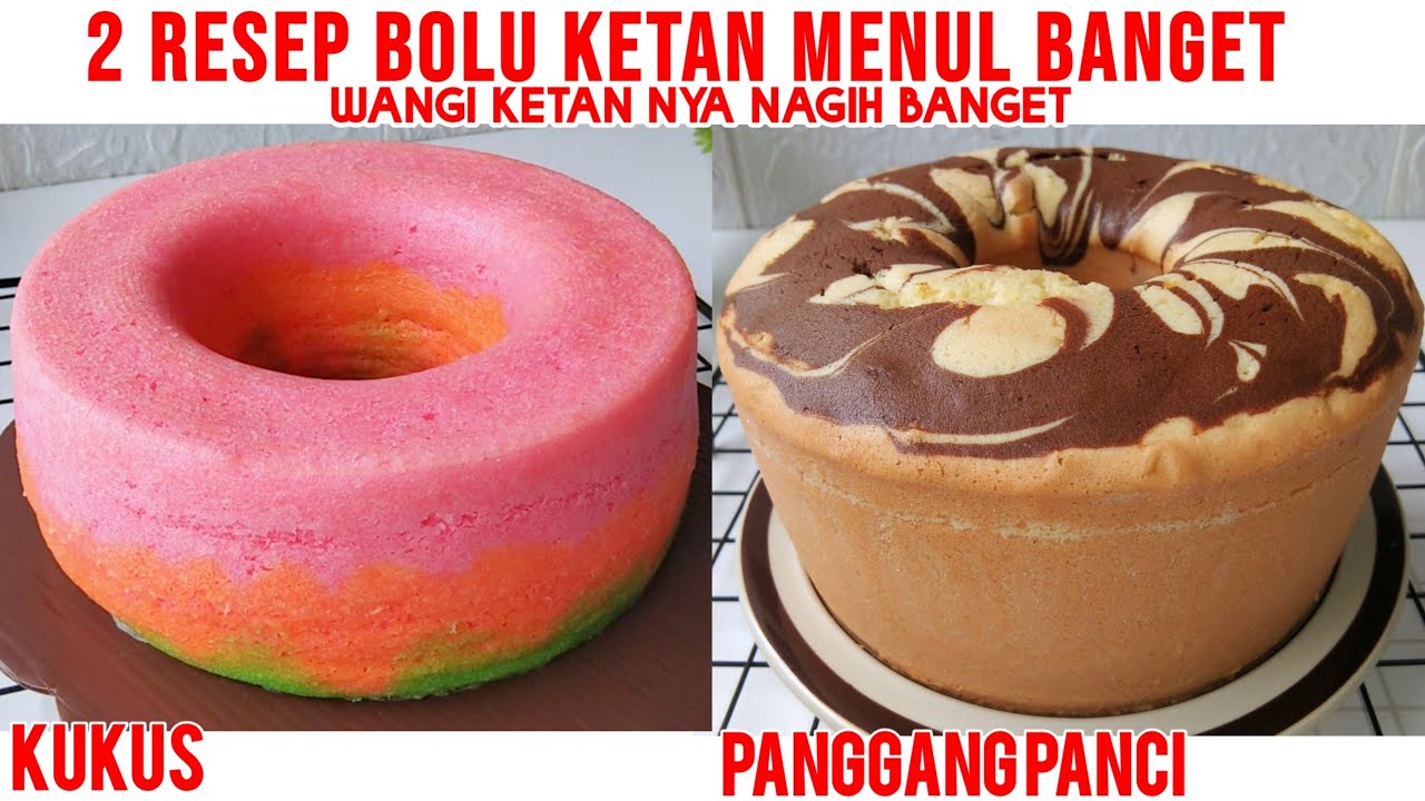 2 RESEP BOLU KETAN KUKUS DAN PANGGANG PANCI MENUL LEMBUT WANGI KETAN ...