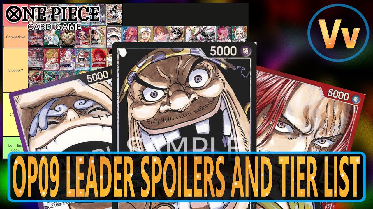 One Piece TCG: Going Over All OP-09 Leader Spoilers Along with a Tier ...