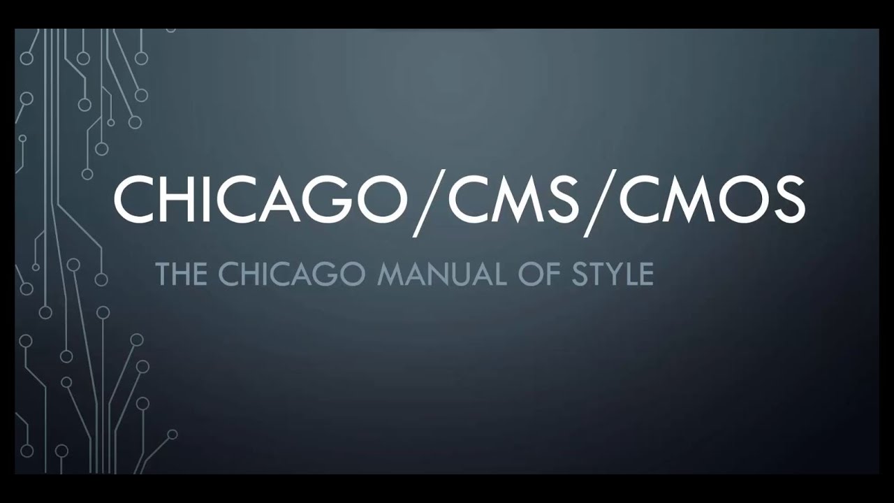 Chicago CMS Citations - YouTube