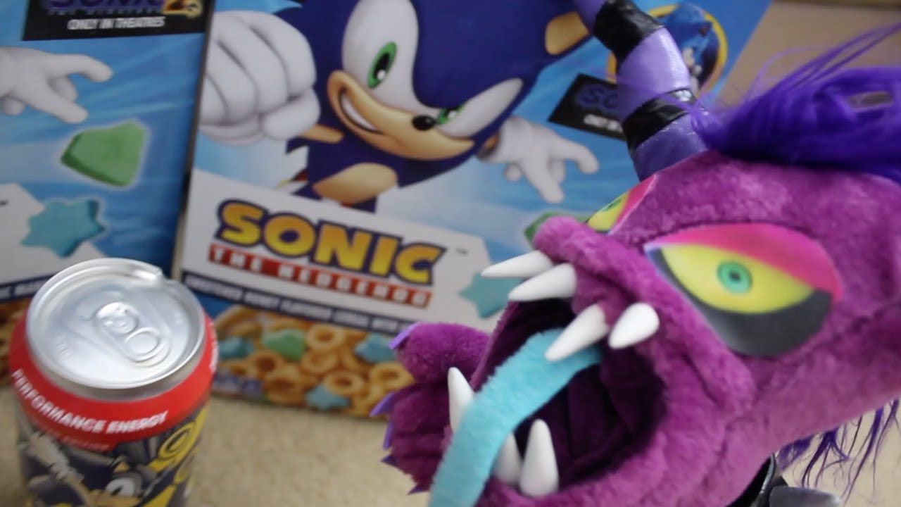 SONIC THE HEDGEHOG CEREAL | Zazz's Sonic Cereal Commercial! - YouTube